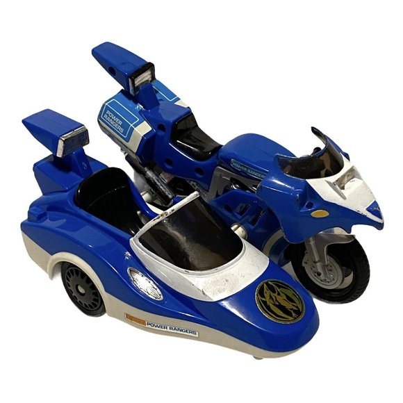 Bandai Namco | Toys | Power Rangers Triceratops Battle Bike With Side ...